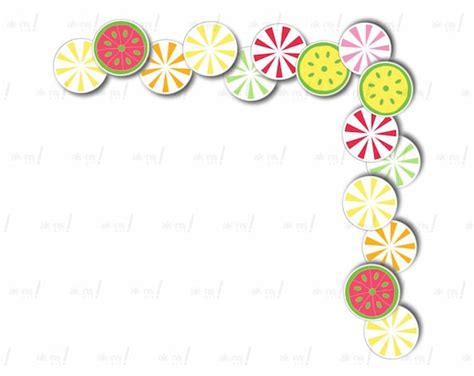Candy Clipart Border