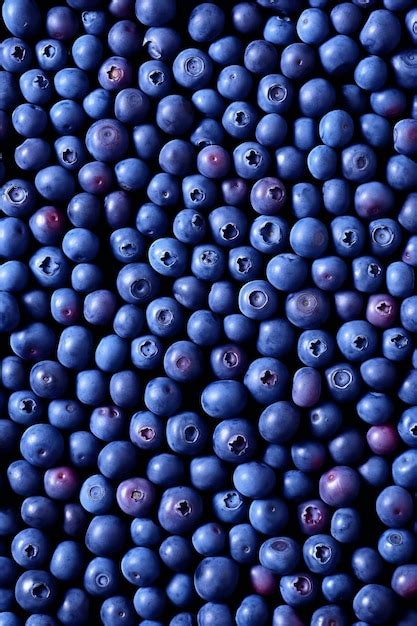 Premium Ai Image Macro Moments Exploring Blueberry Texture