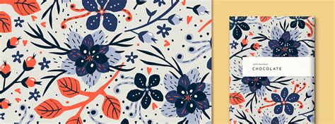 Abstract And Bright Vector Patterns Behance