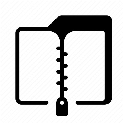 Folder Compressed Zip Zipped Icon Download On Iconfinder