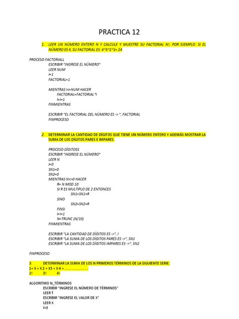practica 12 pdf algoritmos número primo