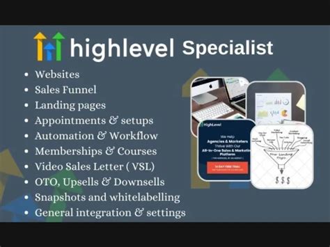 a high converting gohighlevel website full funnel setup and landing page upwork