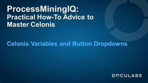 Celonis Variables And Button Dropdowns A Processminingiq Tutorial