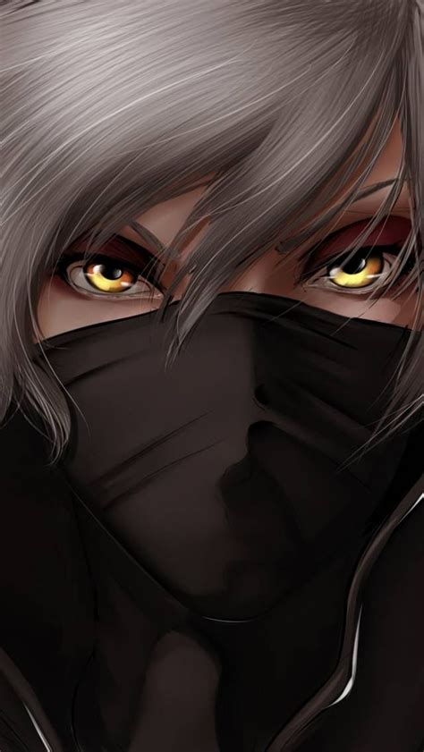 Cute Anime Boy Drawing With Mask Nolfmiles