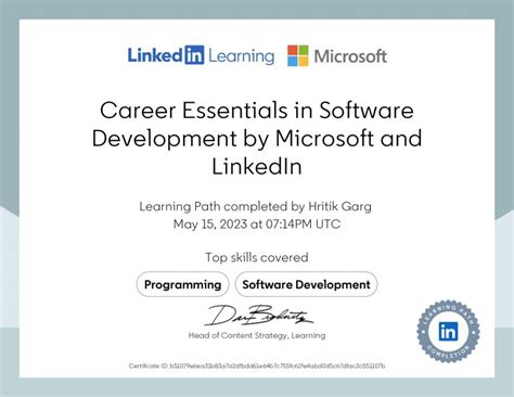 hritik garg on linkedin softwaredevelopmentjourney
