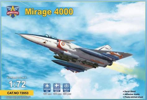 Plastic Model Kit French Fighter Mirage 4000 Modelsvit 72053
