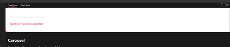 Carousel Type Error In Component Explorer · Issue 1811 · Microsoftfast · Github