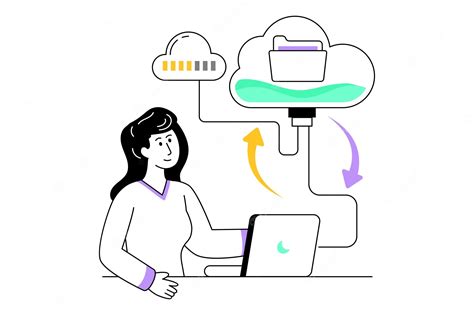 Premium Vector Data Backup Flat Style Design Vector Illustration Stock Illustration