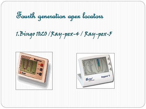 Ppt Electronic Apex Locators Powerpoint Presentation Free Download Id 157111