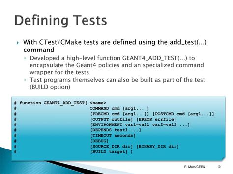 Ppt Testing With Ctest And Cdash Powerpoint Presentation Free