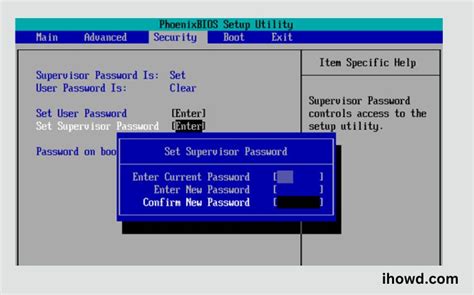 How To Change Your Toshiba Bios Password