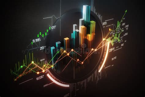 Analysis Concept On Finance Chart Data Diagram Stock Illustration Illustration Of Screen