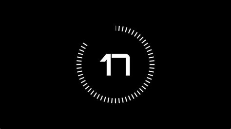 20 seconds timer stock video footage for free download