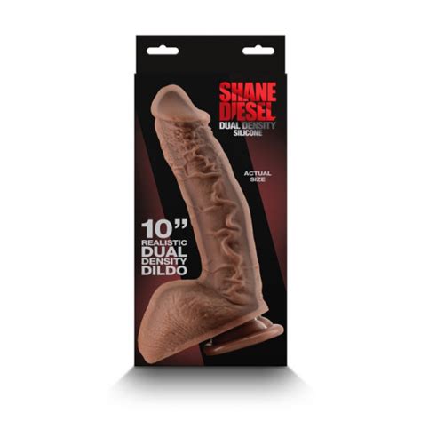 Shane Diesel 10 Dual Density Suction Cup Dildo Sex Toy Hotmovies