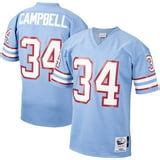 Mens Mitchell And Ness Earl Campbell Light Blue Houston Oilers 1980 Authentic Throwback Retired