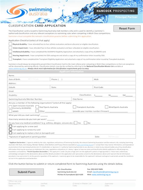 Fillable Online Classification Card Application Classification Fax Email Print Pdffiller