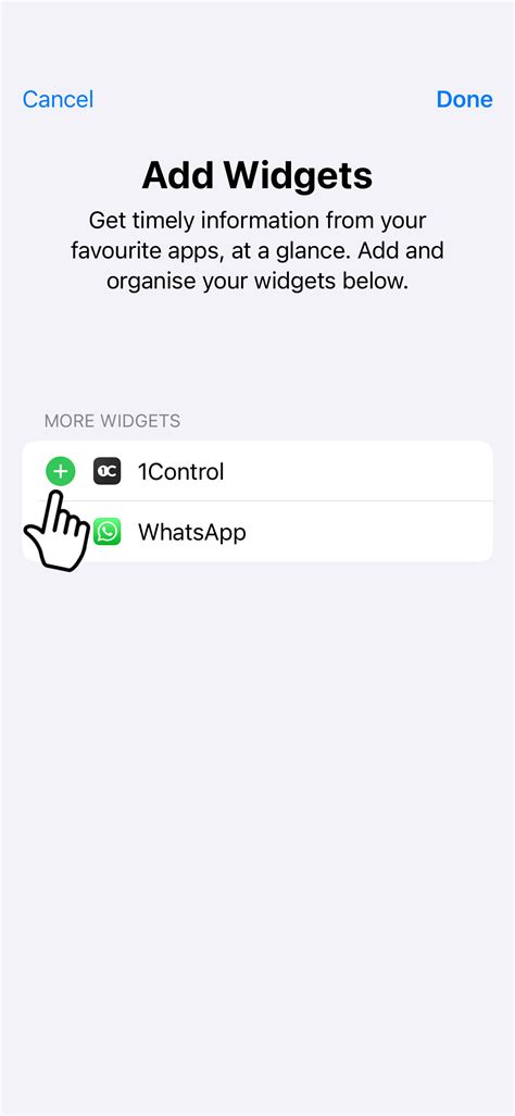 Widget Para Iphone 1control