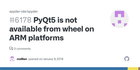 Pyqt5 Is Not Available From Wheel On Arm Platforms · Issue 6178