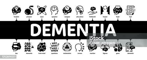 치매 뇌 질환 최소 인포그래픽 배너 벡터 개념에 대한 스톡 벡터 아트 및 기타 이미지 개념 금융 기민 Istock