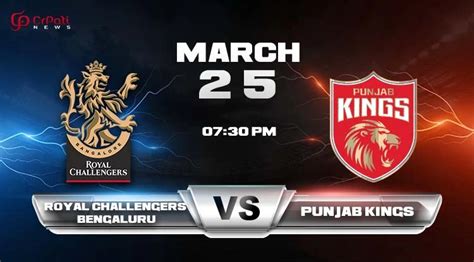 Dream 11 Prediction Of Rcb Vs Pbks 6th Ipl 2024 Match