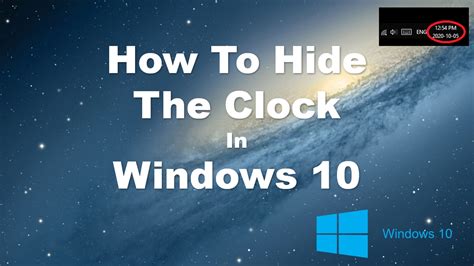 How To Hide The Clock In Windows Xybernetics