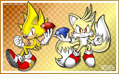Super Sonic And Super Tails By Hker021 On Deviantart