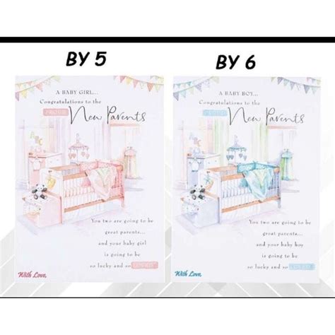 Jual Kartu Ucapan BABY Kelahiran Bayi Shopee Indonesia
