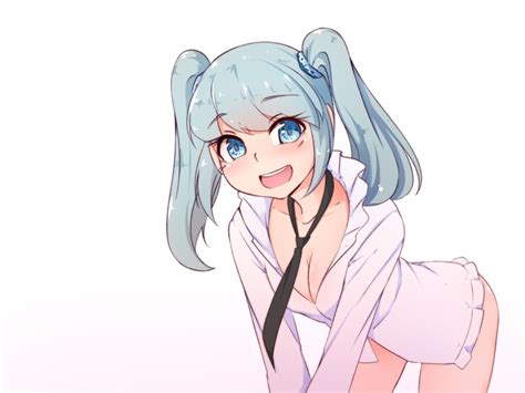 Rule 34 Bent Over Blue Hair Deredereday Female Non Web Source Rotom