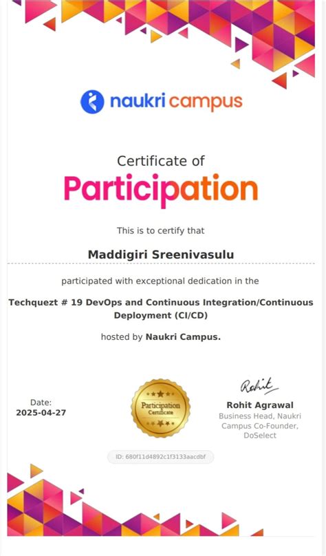 Devops Cicd Naukricampus Techquezt19 Continuousintegration