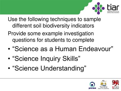 PPT Soil Biodiversity Sampling Techniques For Babe Science PowerPoint Presentation ID