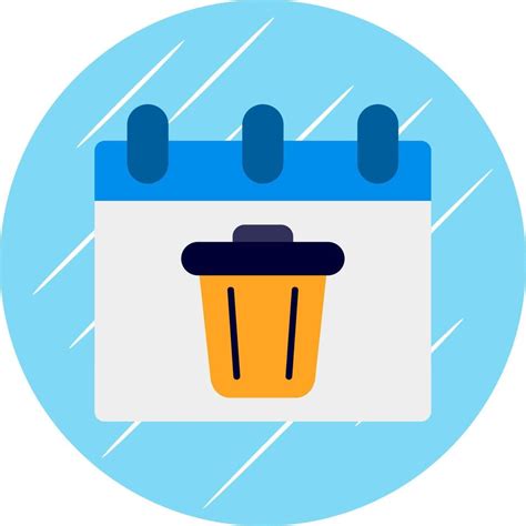 Delete Event Flat Blue Circle Icon 42751497 Vector Art At Vecteezy