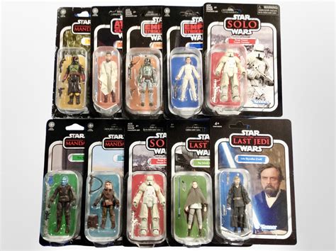 10 Kenner Star Wars Action Figures Boxed