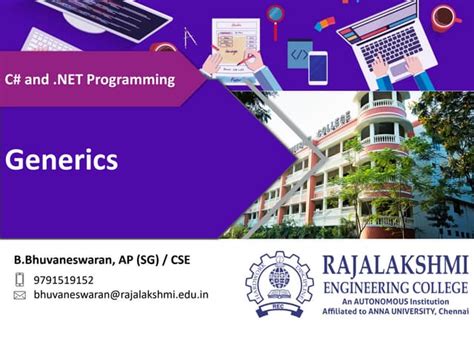 C Generics Computer Science And Engineering Department Pdf