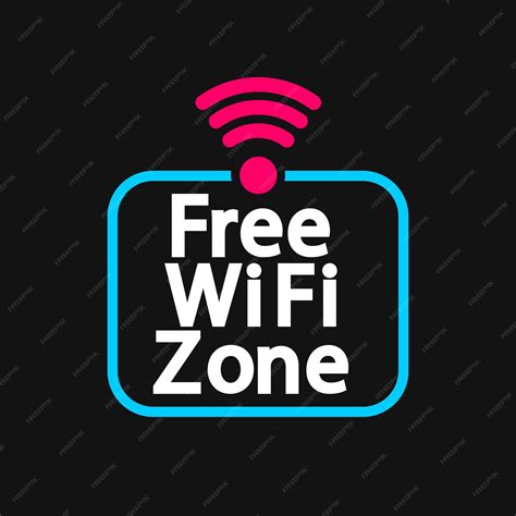 Premium Vector Wi Fi Zone Icon Graphic Design Template Communication