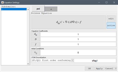 Featool Multiphysics Documentation Physics Modes