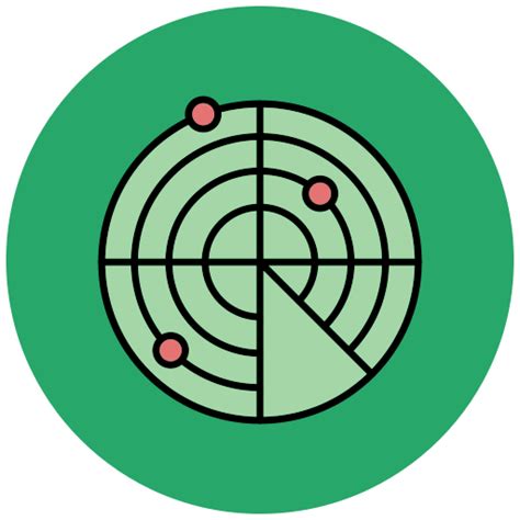 Radar Generic Outline Color Icon