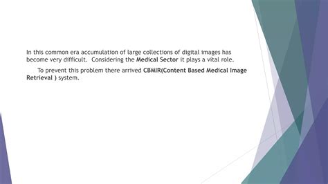 Content Based Medical Image Retrieval System Ppt