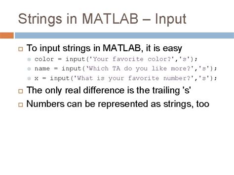 Matlab Fundamentals Inputoutput Logic Control Structures Hp 101