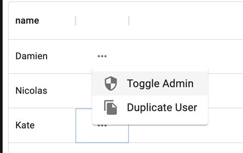 How To Style Actionscell Menulist Within The Datagrid · Issue 4495 · Muimui X · Github