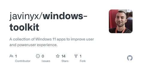 GitHub Javinyx Windows Toolkit A Collection Of Windows Apps To Improve User And Poweruser