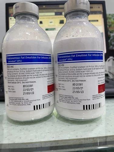 Intralipid Injection 250 Ml At ₹ 1000piece In Lucknow Id 2855852479230