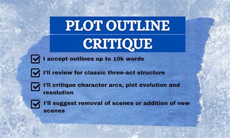 Edit Your Novel Plot Outline By Fitzedit Fiverr
