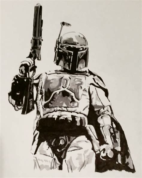 Boba Fett Drawing At Getdrawings Free Download