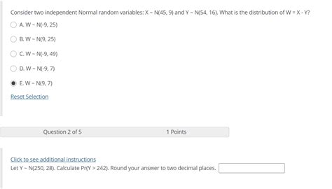 Solved Consider Two Independent Normal Random Variables X Chegg