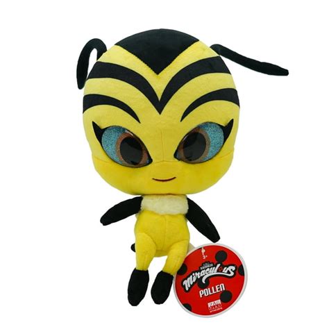 Miraculous Ladybug Kwami Mon Ami Pollen 9 Inch Bee Plush Toys For