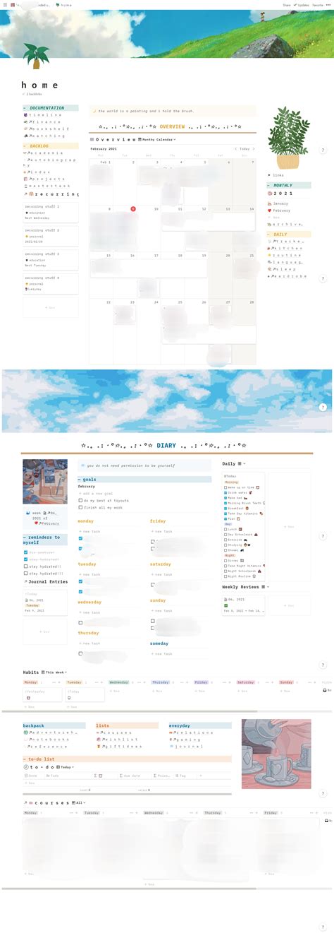 my notion dashboard r notion