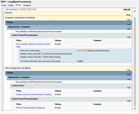 understanding group policy loopback processing