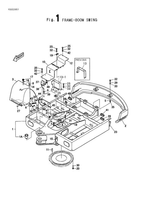 Yanmar B55w Excavator Parts Catalog