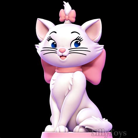 Marie Cat The Aristocats 3d Model By Sillytoys