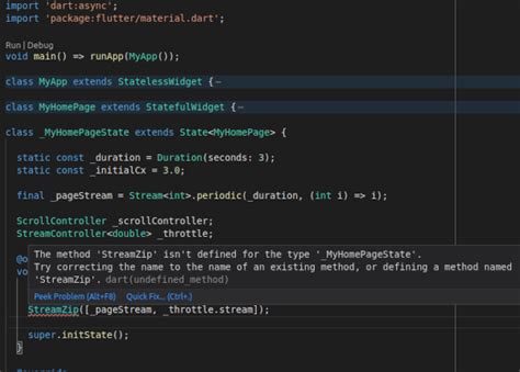 Flutter Cannot Find Streamzip Or Streamgroup Stack Overflow